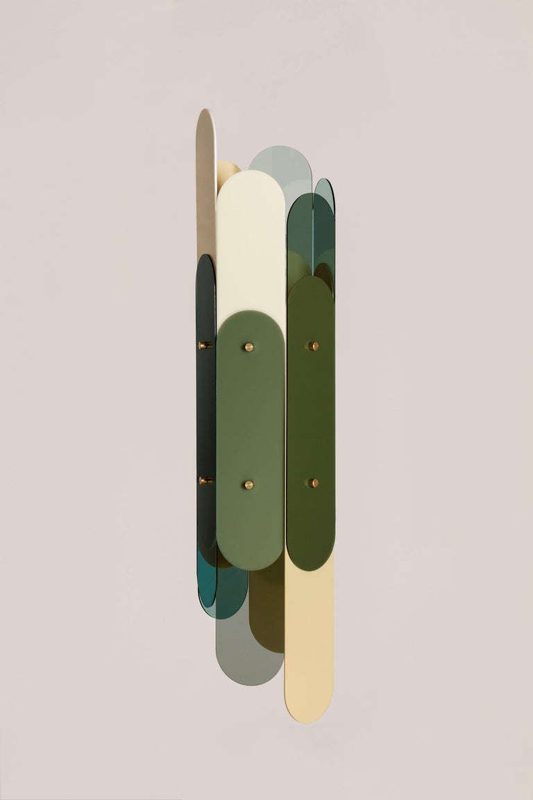 Contemporary Stafa Single Sconce in Plexiglass and Brass For Sale at ...