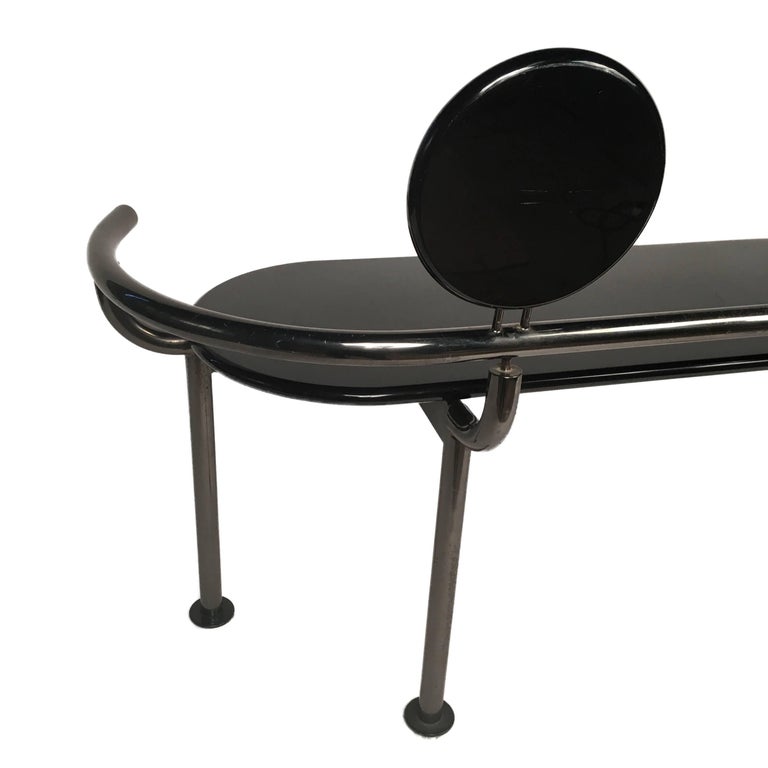 1980s Memphis Style Bench, Attributed to Ettore Sottsass at 1stDibs