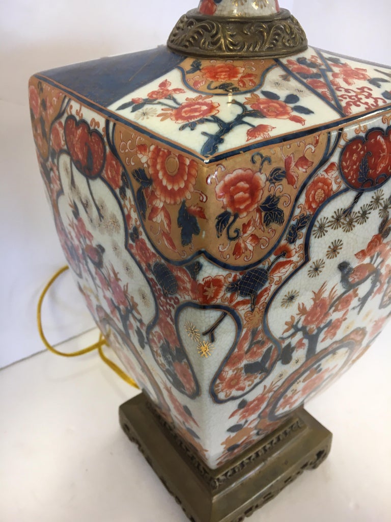 Asian Inspired Porcelain Table Lamp at 1stDibs