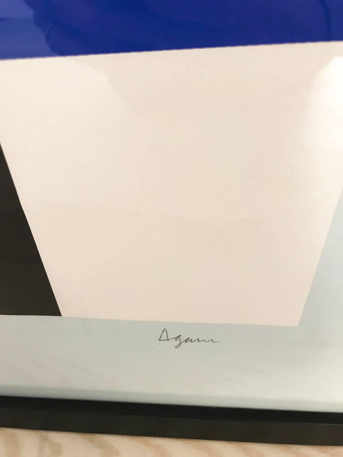 Yaacov Agam Signed and Numbered Lithograph at 1stDibs