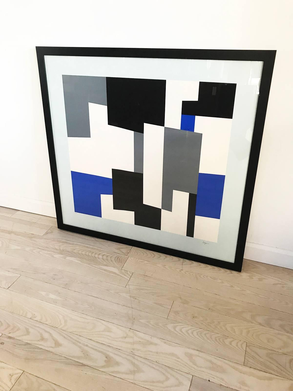 Yaacov Agam Signed and Numbered Lithograph at 1stDibs