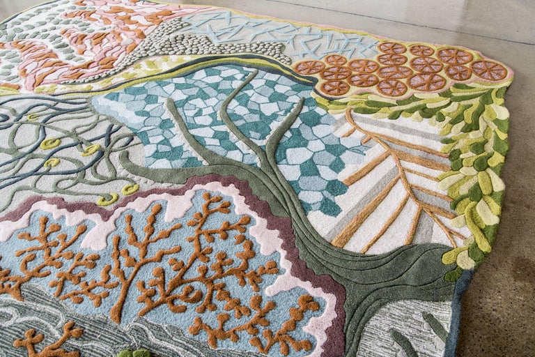 Angela Adams Ocean Floor Area Rug and Tapestry, One-of-a-kind ...