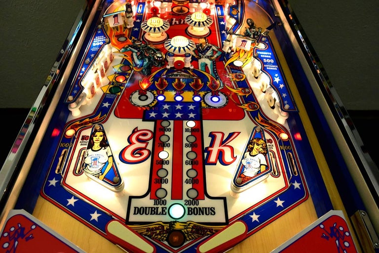 Bally Evel Knievel, Vintage Pinball Machine 1977, High-End Restoration ...