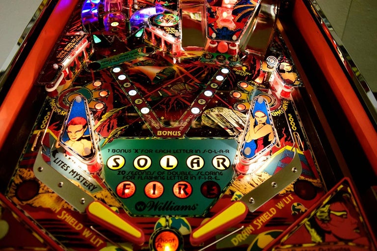 Williams Solar Fire, Vintage Pinball Machine 1981, High-End Restored at ...