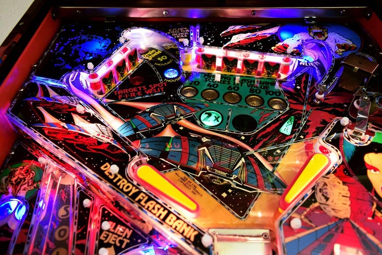 Williams Solar Fire, Vintage Pinball Machine 1981, High-End Restored at ...