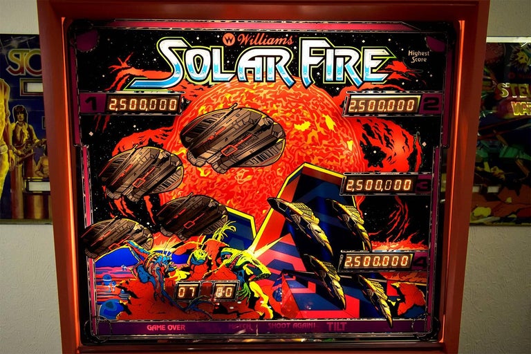 Williams Solar Fire, Vintage Pinball Machine 1981, High-End Restored at ...