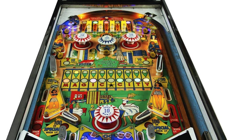Williams Magic City, Vintage Pinball Machine 1967, High-End Restored at ...