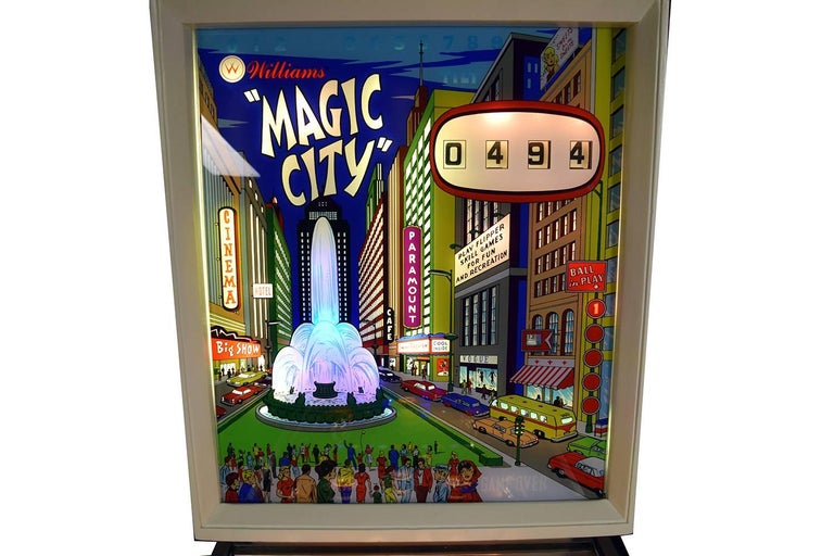 Williams Magic City, Vintage Pinball Machine 1967, High-End Restored at ...