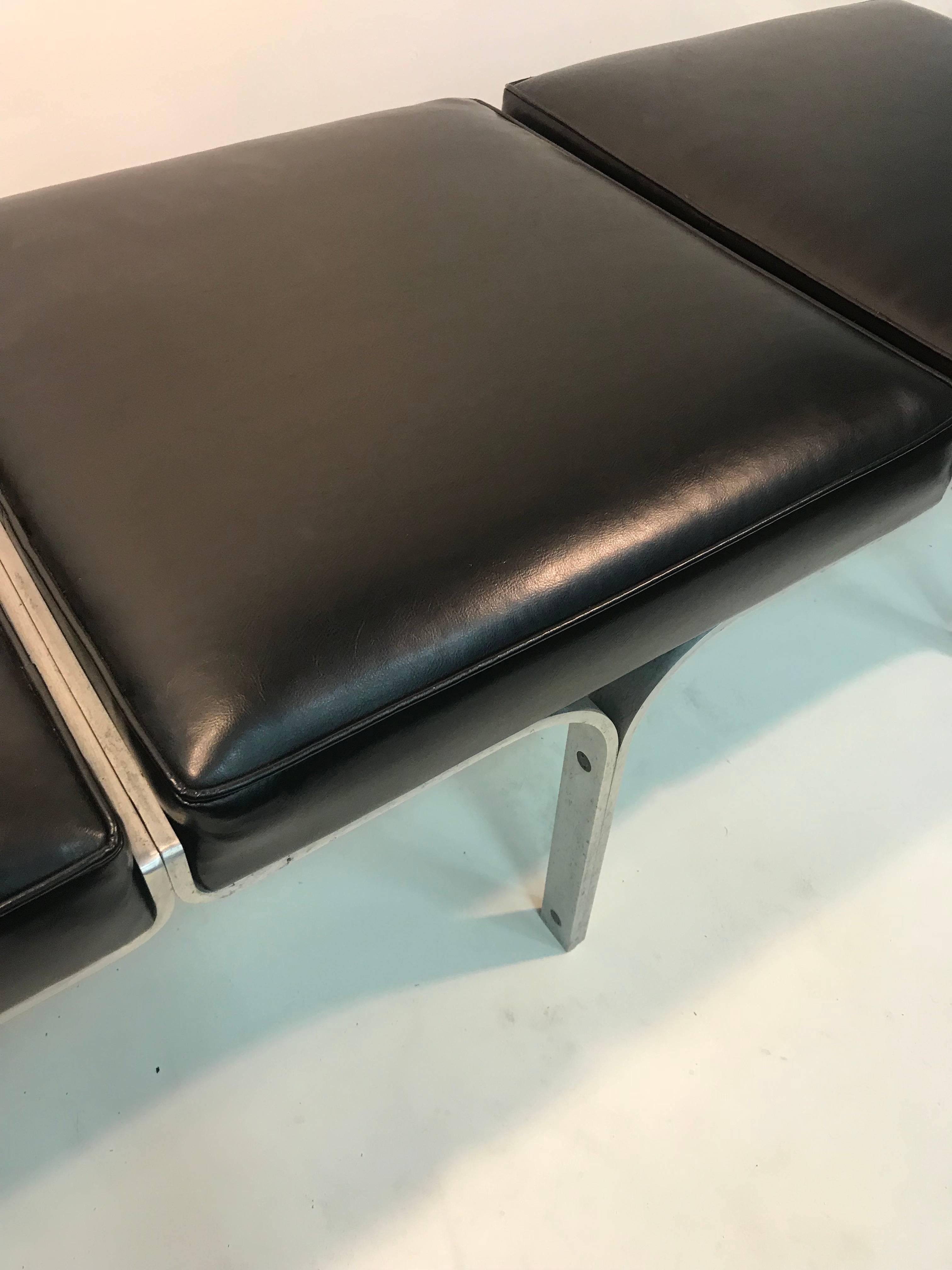 Cast Aluminum "Link" Bench by John Behringer, circa 1960s For Sale at ...