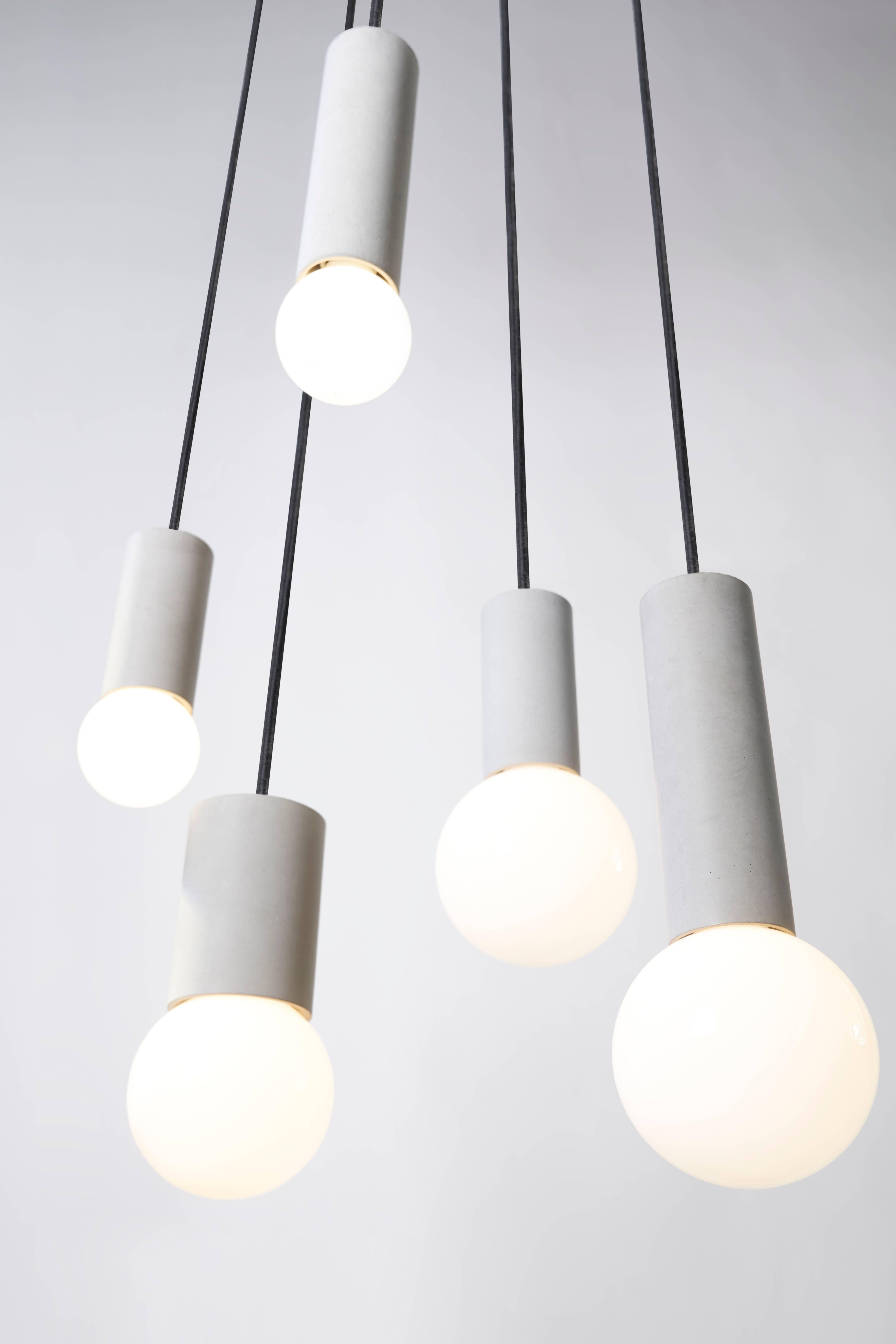 Ball 3, Contemporary Concrete Ceiling / Pendant Lamp at 1stDibs