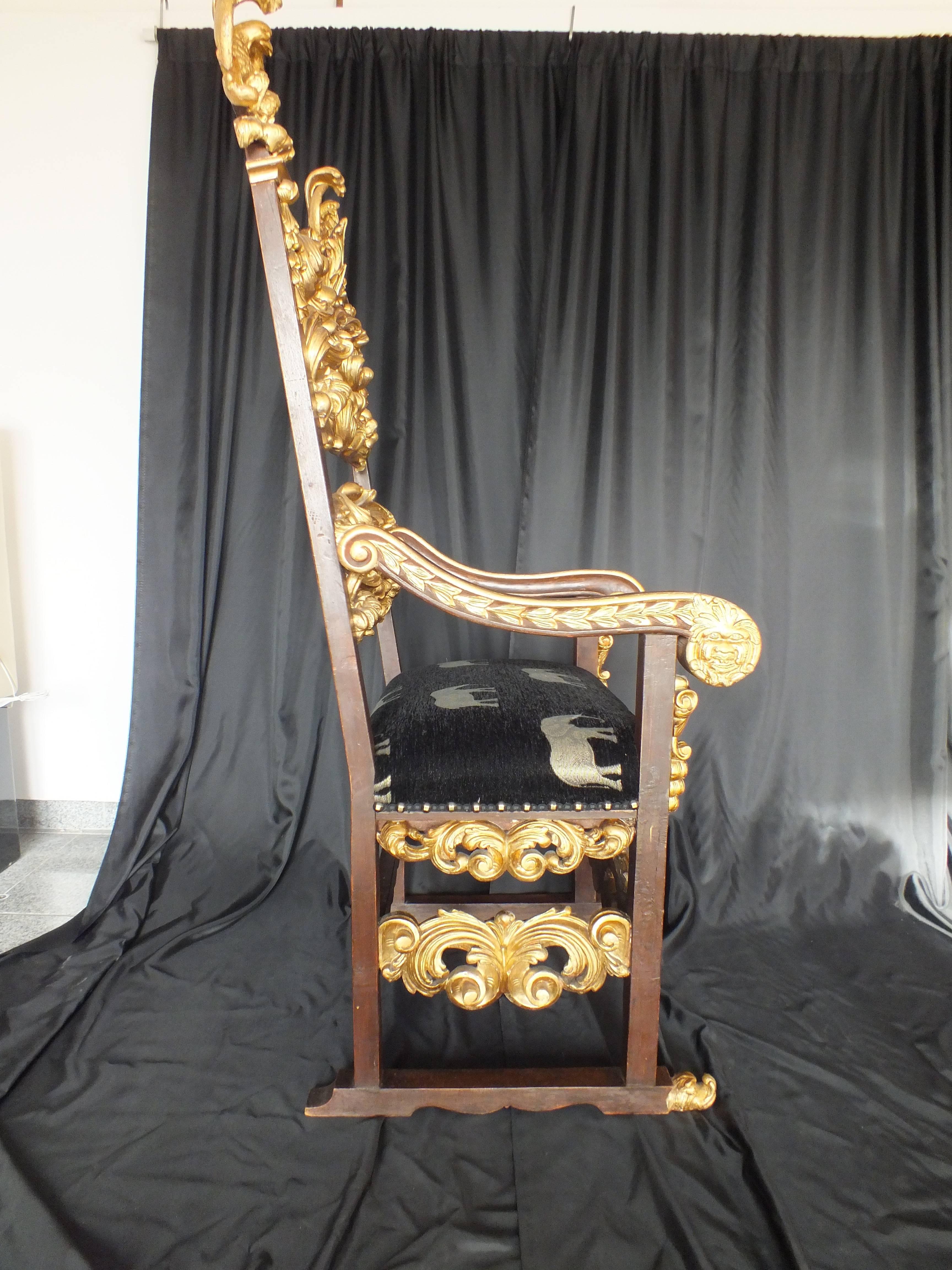 Rokoko Throne Mach For Sale at 1stDibs