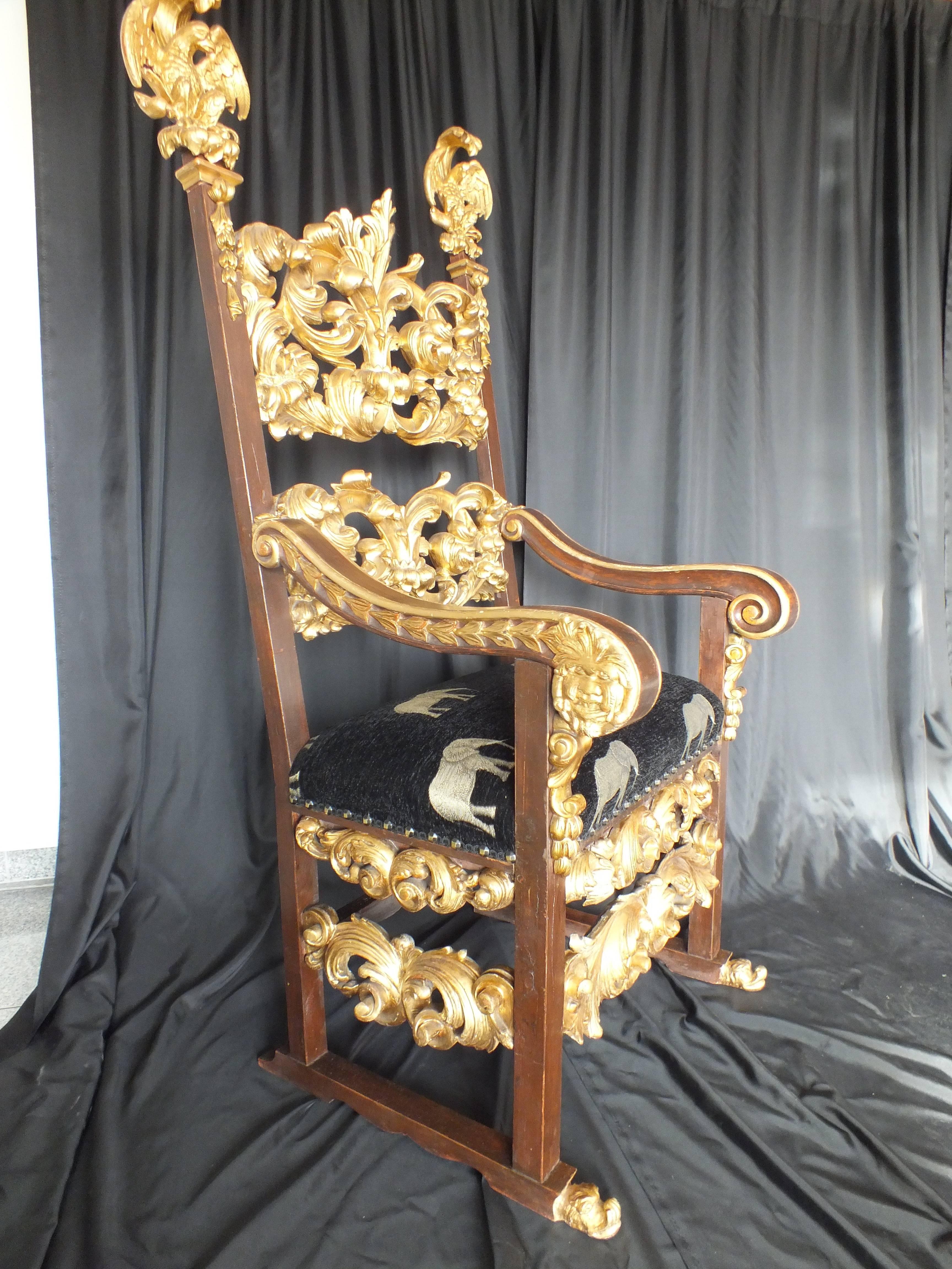 Rokoko Throne Mach For Sale at 1stDibs