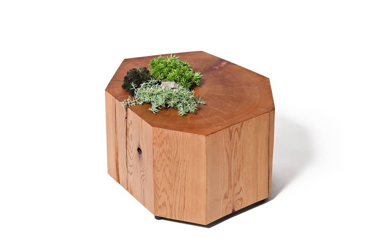 Table in Natural Red Cedar with Planter Insert by Hinterland Design For ...