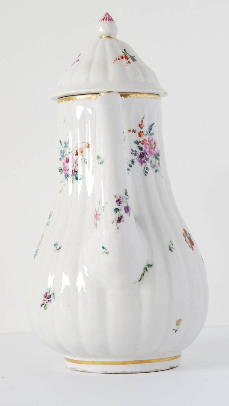 Coffee Pot, Derby Porcelain Works, circa 1775 For Sale at 1stDibs