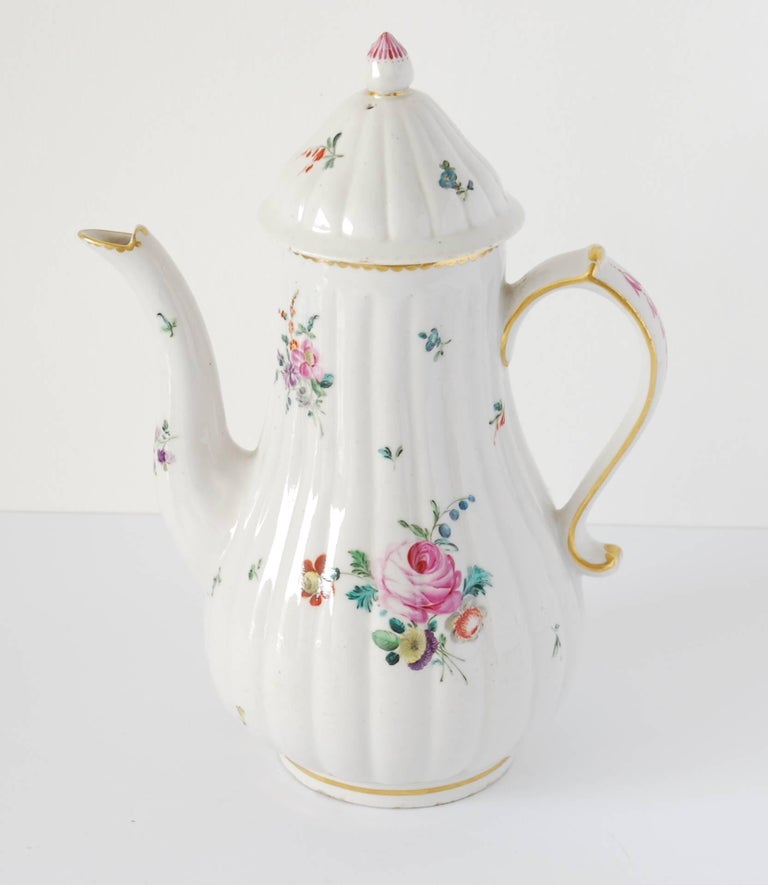 Coffee Pot, Derby Porcelain Works, circa 1775 For Sale at 1stDibs