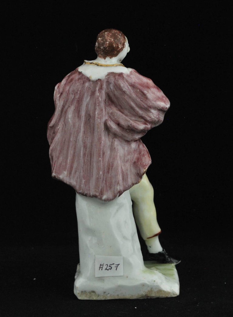Figure 'Scapino,' from the Commedia Dell'arte, Bow Porcelain, circa ...