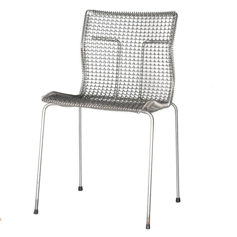 Niall O'Flynn 't Spectrum 3 Rascal Chairs 1997 Galvanized Metal For ...