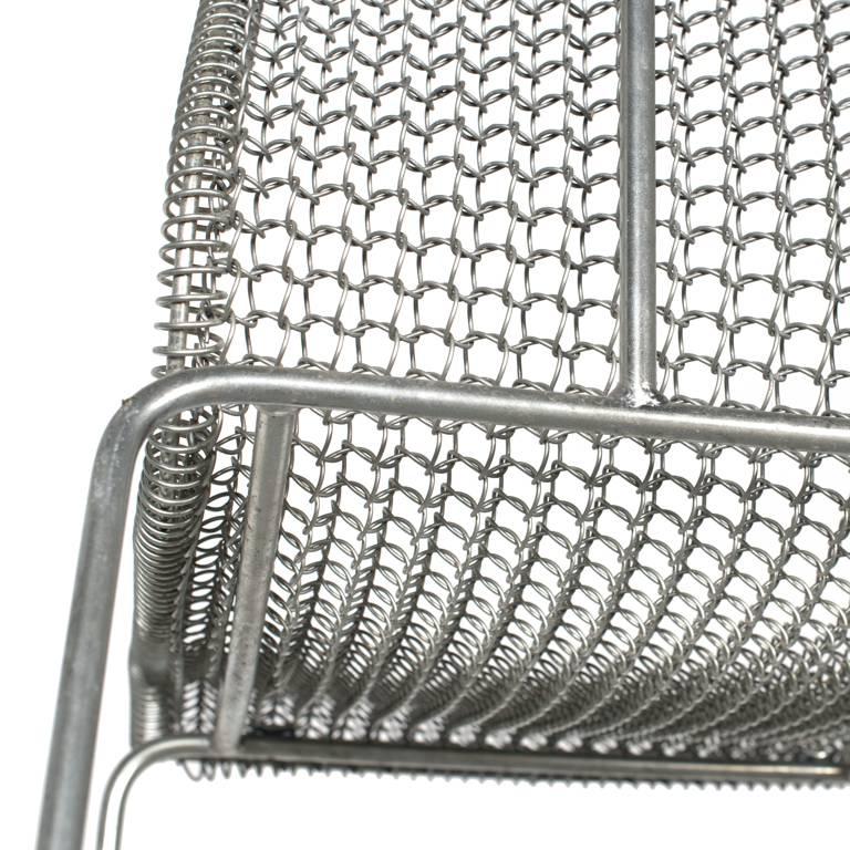 Niall O'Flynn 't Spectrum 3 Rascal Chairs 1997 Galvanized Metal For ...