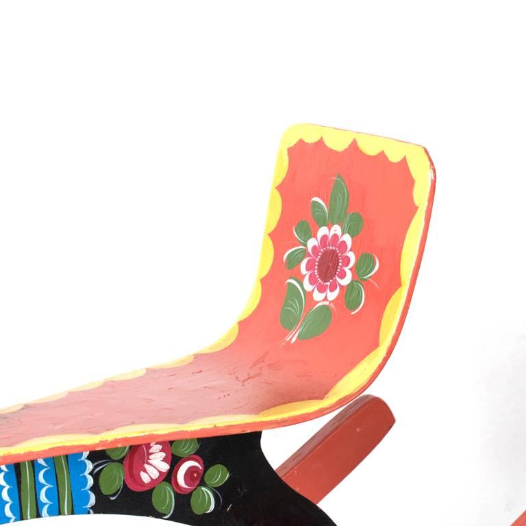 Midcentury Wooden Russian Rocking Horses at 1stDibs