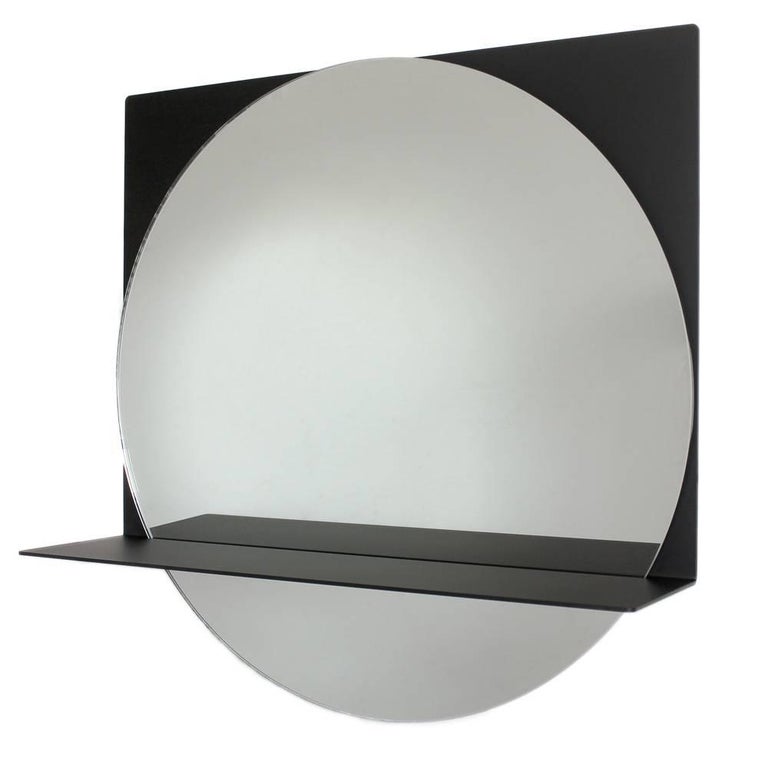 Contemporary Minimal Steel Framed Mirror 'The Starting Point Mirror ...