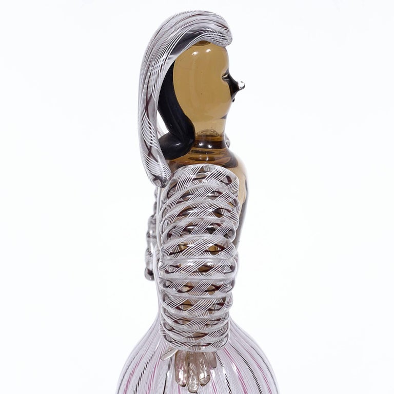 Fulvio Bianconi Murano Glass Sculpture By Venini C 1950 For Sale At 1stdibs