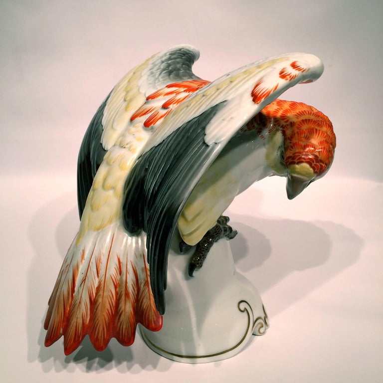 ROSENTHAL Orange Parrot German Art Deco Porcelain, circa 1930 For Sale ...