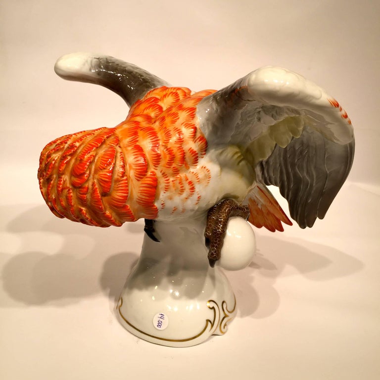 ROSENTHAL Orange Parrot German Art Deco Porcelain, circa 1930 For Sale ...