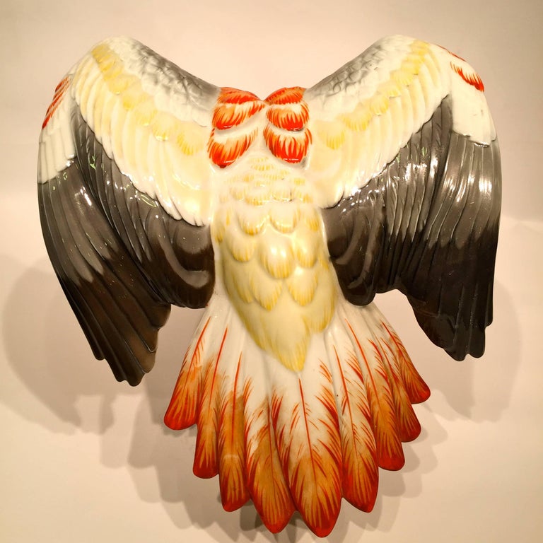 ROSENTHAL Orange Parrot German Art Deco Porcelain, circa 1930 For Sale ...