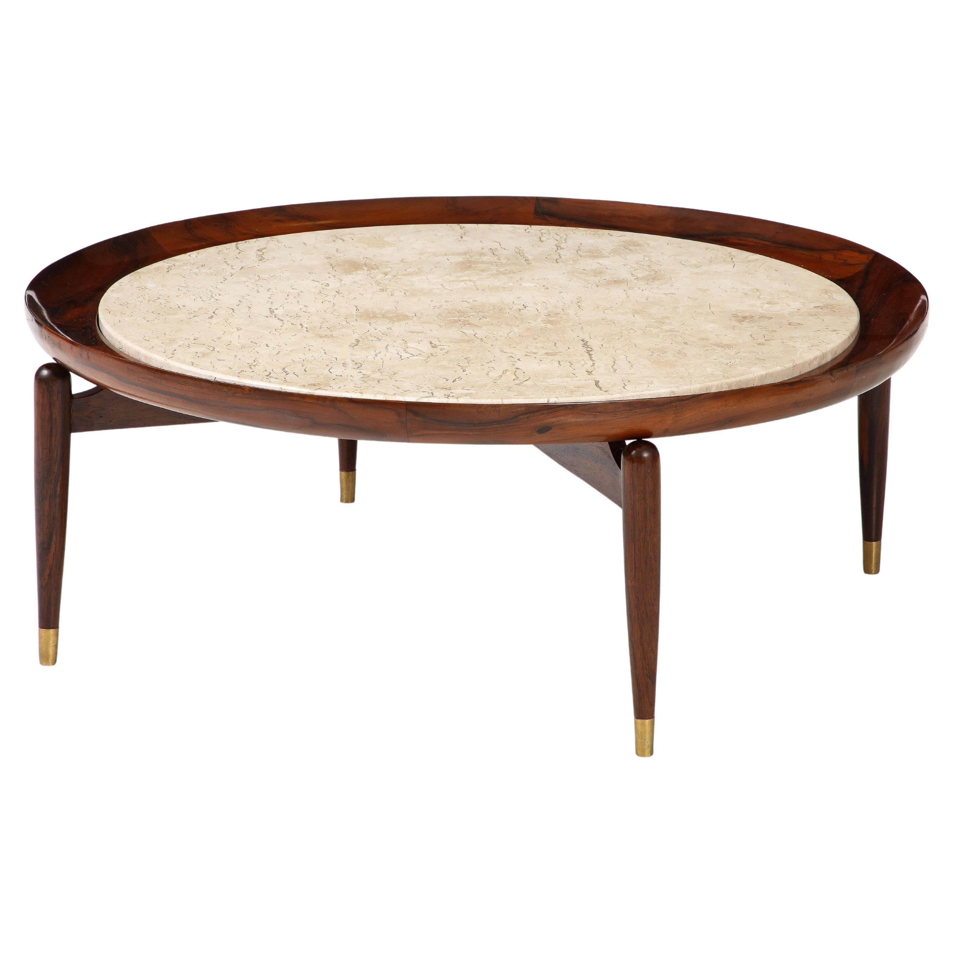 Mid-Century Modern Marble Top Center Table, Brazil, 1950s For Sale at ...