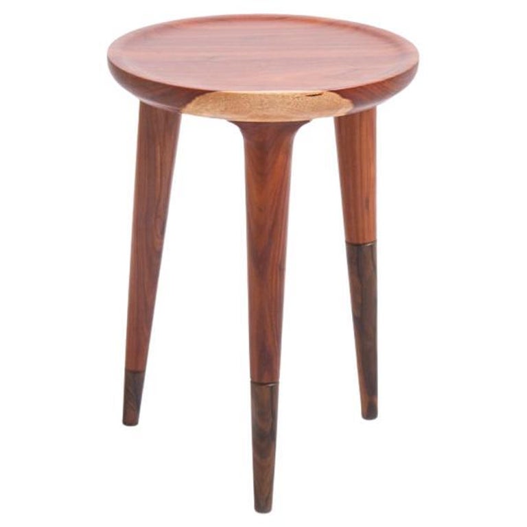 Minimalist Modern Side Table in Mexican Hardwood For Sale at 1stDibs ...
