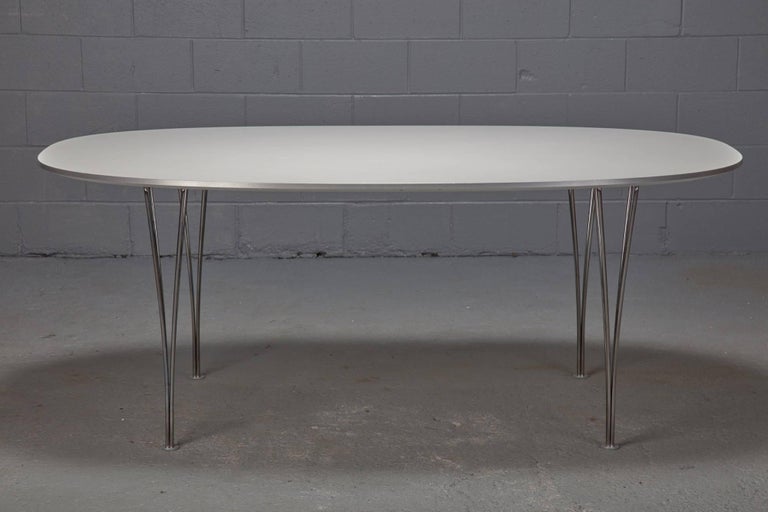Super Ellipse Table by Piet Hein and Bruno Mathsson for Fritz Hansen at ...