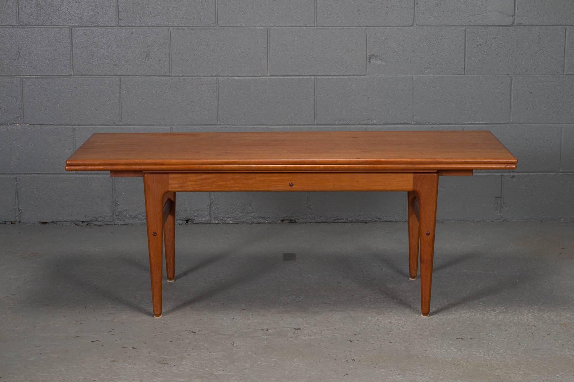 Danish Modern Teak Elevator Coffee to Dining Table at 1stDibs ...