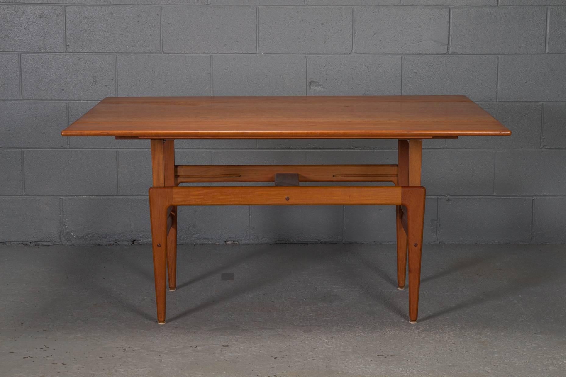 Danish Modern Teak Elevator Coffee to Dining Table at 1stDibs ...