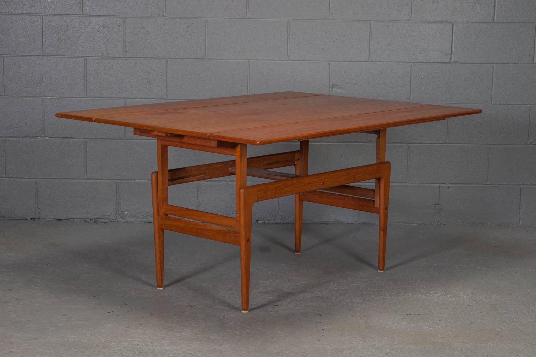 Danish Modern Teak Elevator Coffee to Dining Table at 1stDibs ...