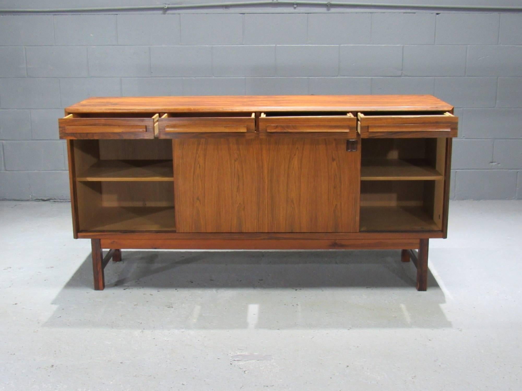 Danish Modern Rosewood Sideboard by Bordum OG Nielsen at 1stDibs ...