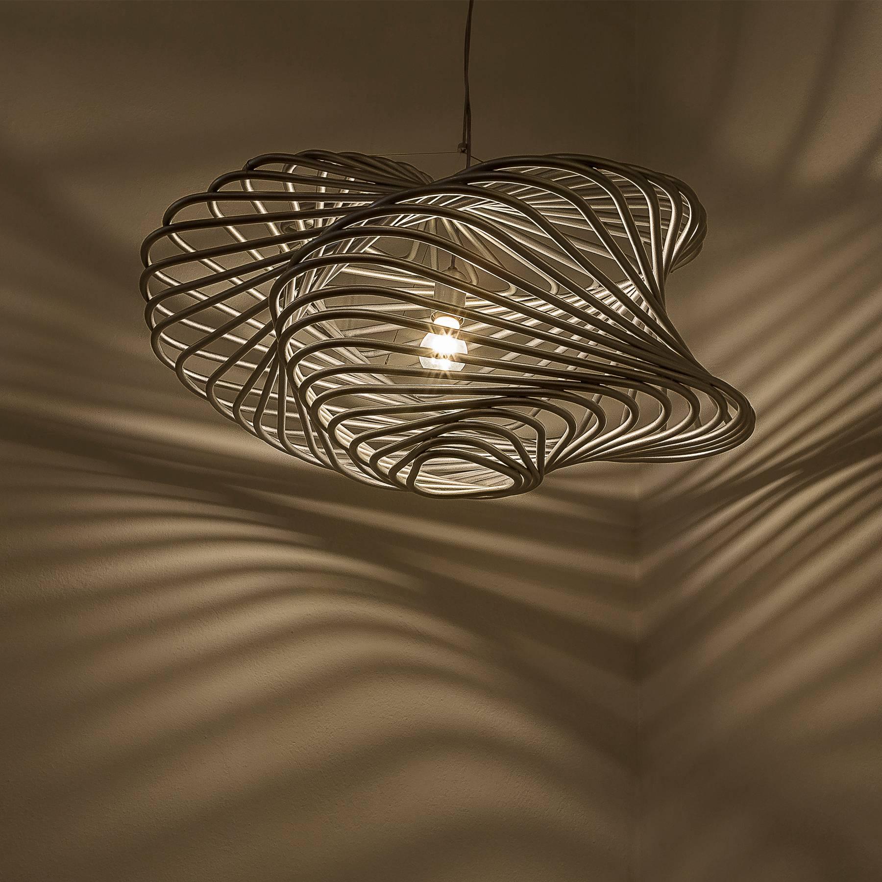 Pendant Lamp Light, Metallic Finishing, Organic Brazilian Design For ...