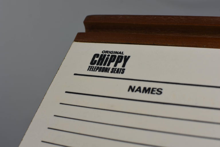 Retro Chippy Heath Telephone Seat at 1stDibs