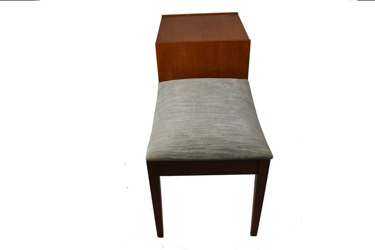 Retro Chippy Heath Telephone Seat at 1stDibs