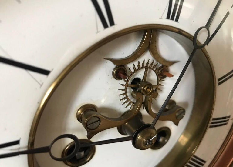 French Brocot Escapement Perpetual Calendar Clock with Moon Phase and ...