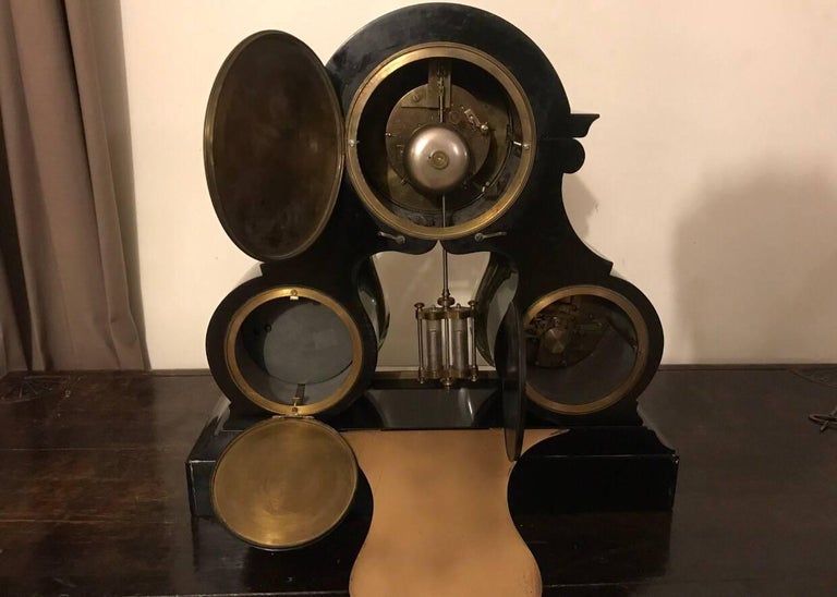 French Brocot Escapement Perpetual Calendar Clock with Moon Phase and ...