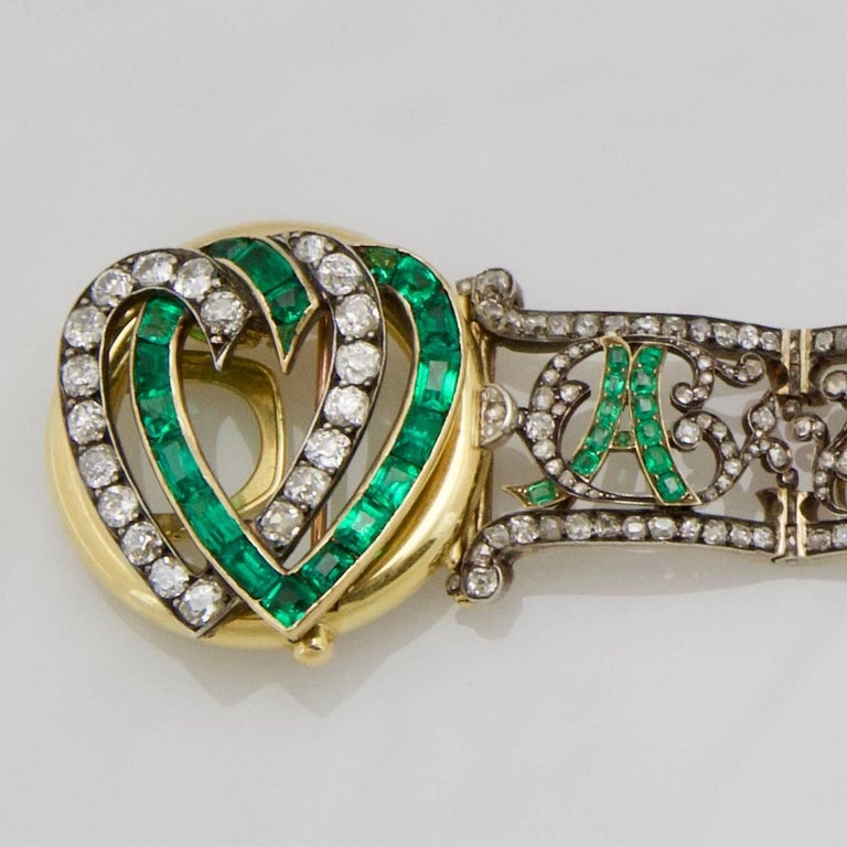 19th Century of Saxony Historical and Royal Emeralds and Diamonds ...