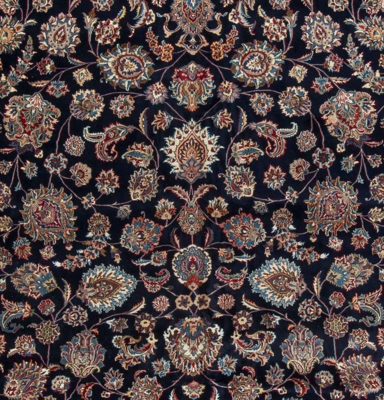 Large Vintage Persian Semnan Rug circa 1940 13'5 x 18'6 For Sale at 1stDibs