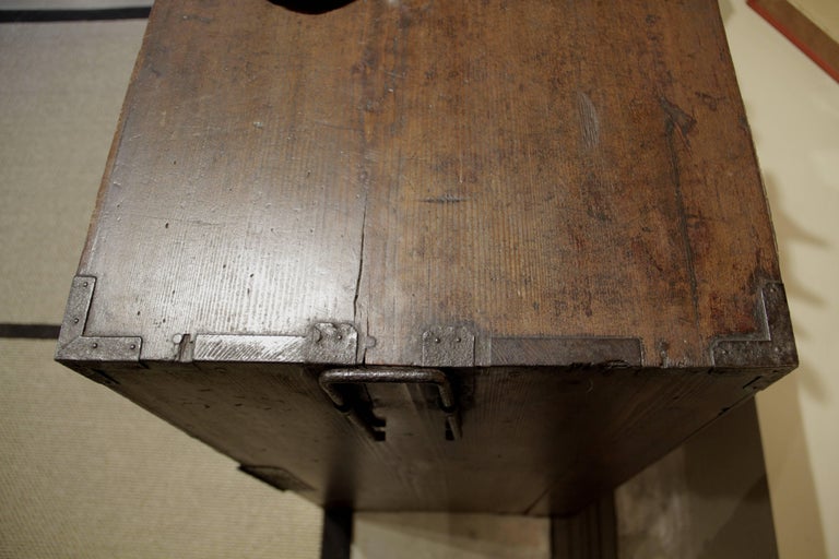 Japanese Tansu Cedar Elm Chest Sendai Style 19th Century For Sale at ...