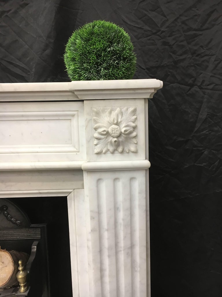 Antique French Marble Fireplace Surround For Sale at 1stDibs