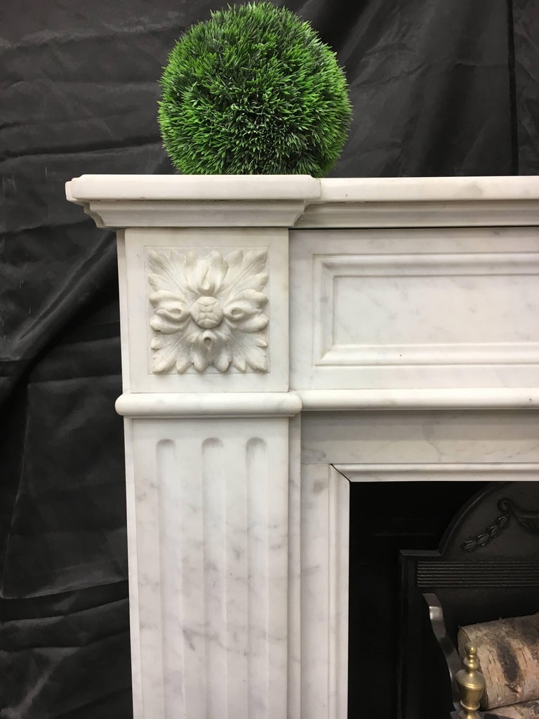 Antique French Marble Fireplace Surround For Sale at 1stDibs