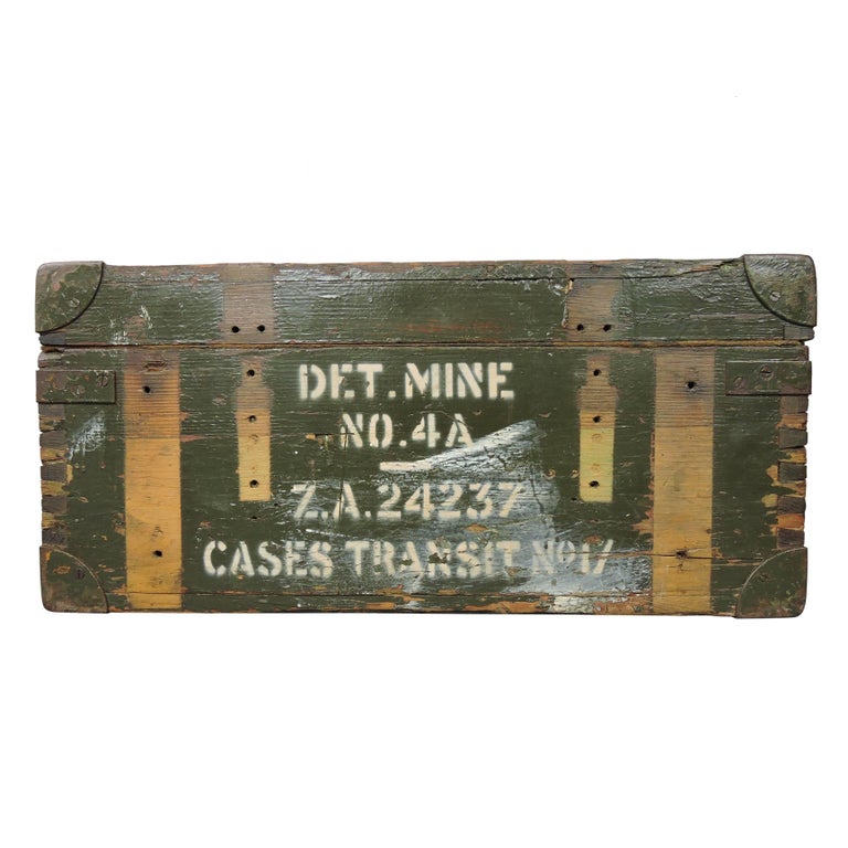 World War II Ammunition Box at 1stDibs