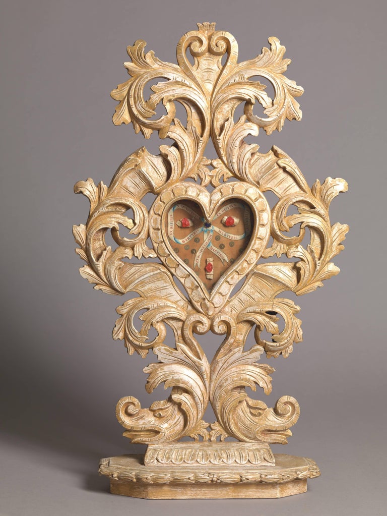 Set of Three Wooden Catholic Reliquaries, 18th Century For Sale at 1stDibs