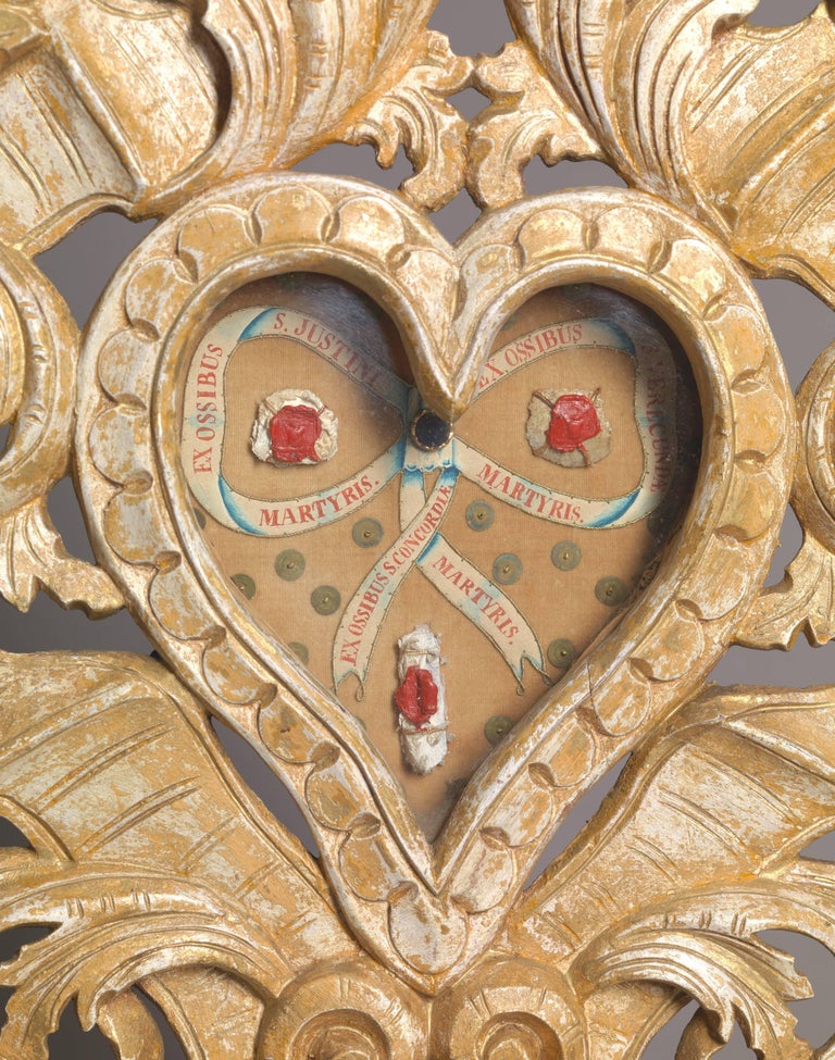 Set of Three Wooden Catholic Reliquaries, 18th Century For Sale at 1stDibs