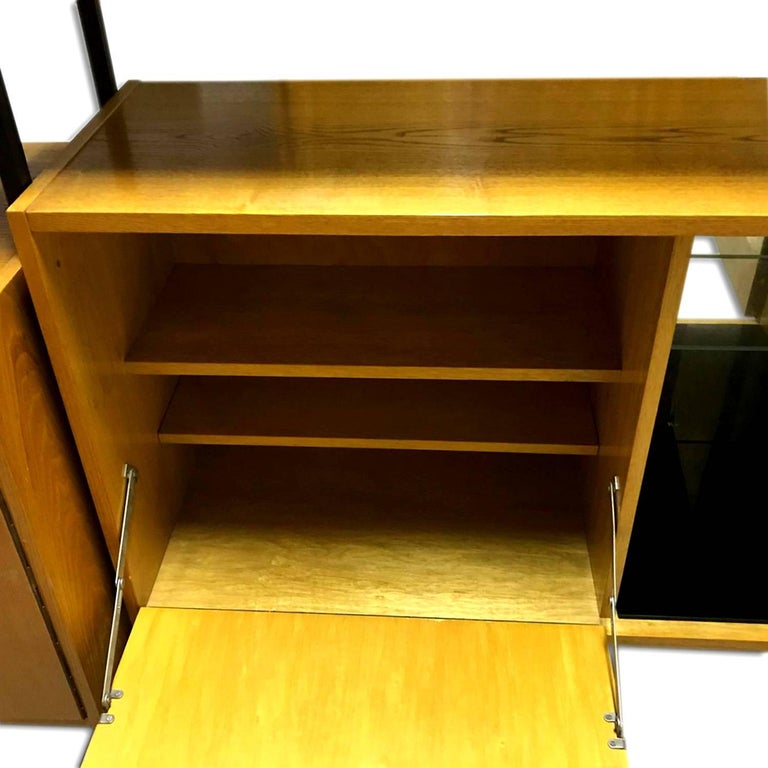 Mid-Century Modern Beech Unit Shelf System by Frantisek Jirák for Tatra ...