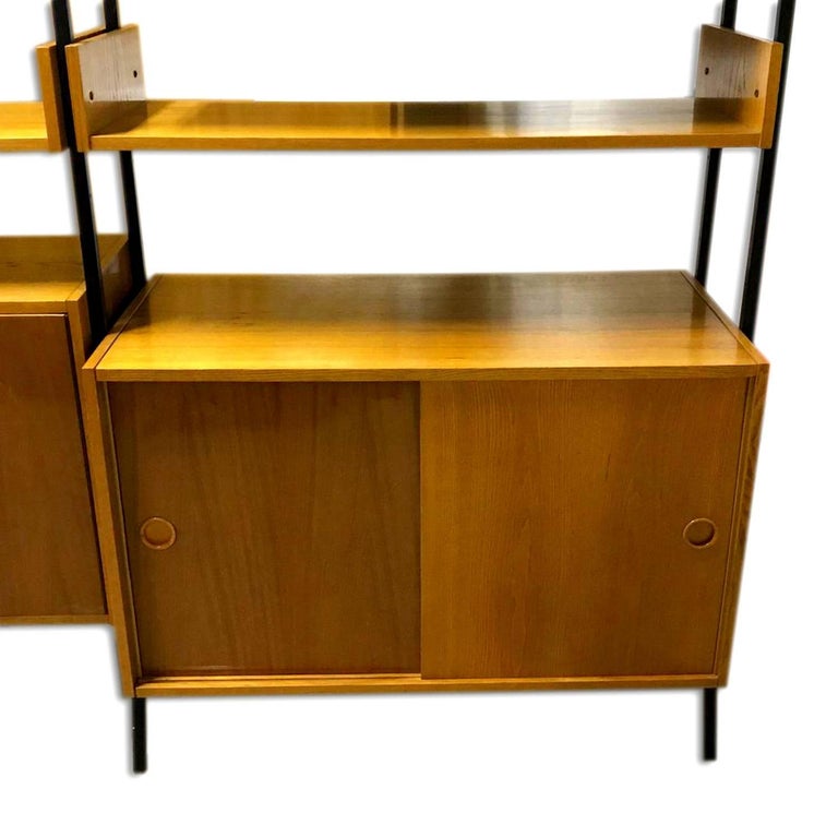 Mid-Century Modern Beech Unit Shelf System by Frantisek Jirák for Tatra ...